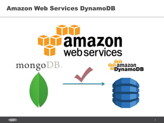 Переход на DynamoDB. Есть ли жизнь после MongoDB? | PPT