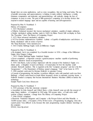 basic of computer | DOCX