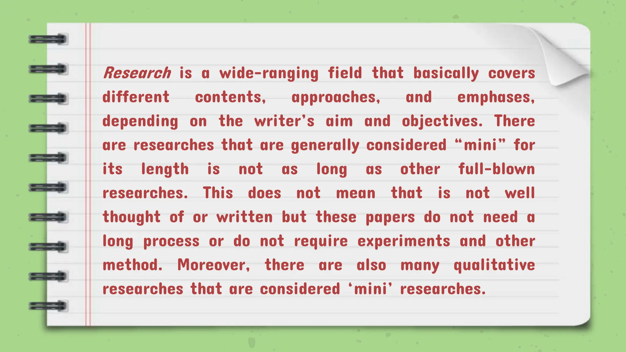 MINI RESEARCH PAPER OR ANALYSIS REPORT .pptx