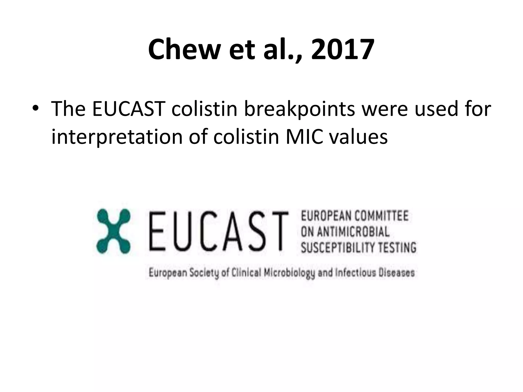 Best Practice for Colistin Susceptibility Testing: Methods and Evidence ...
