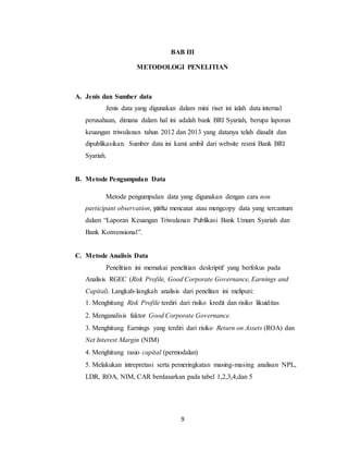 Mini riset syariah | DOCX