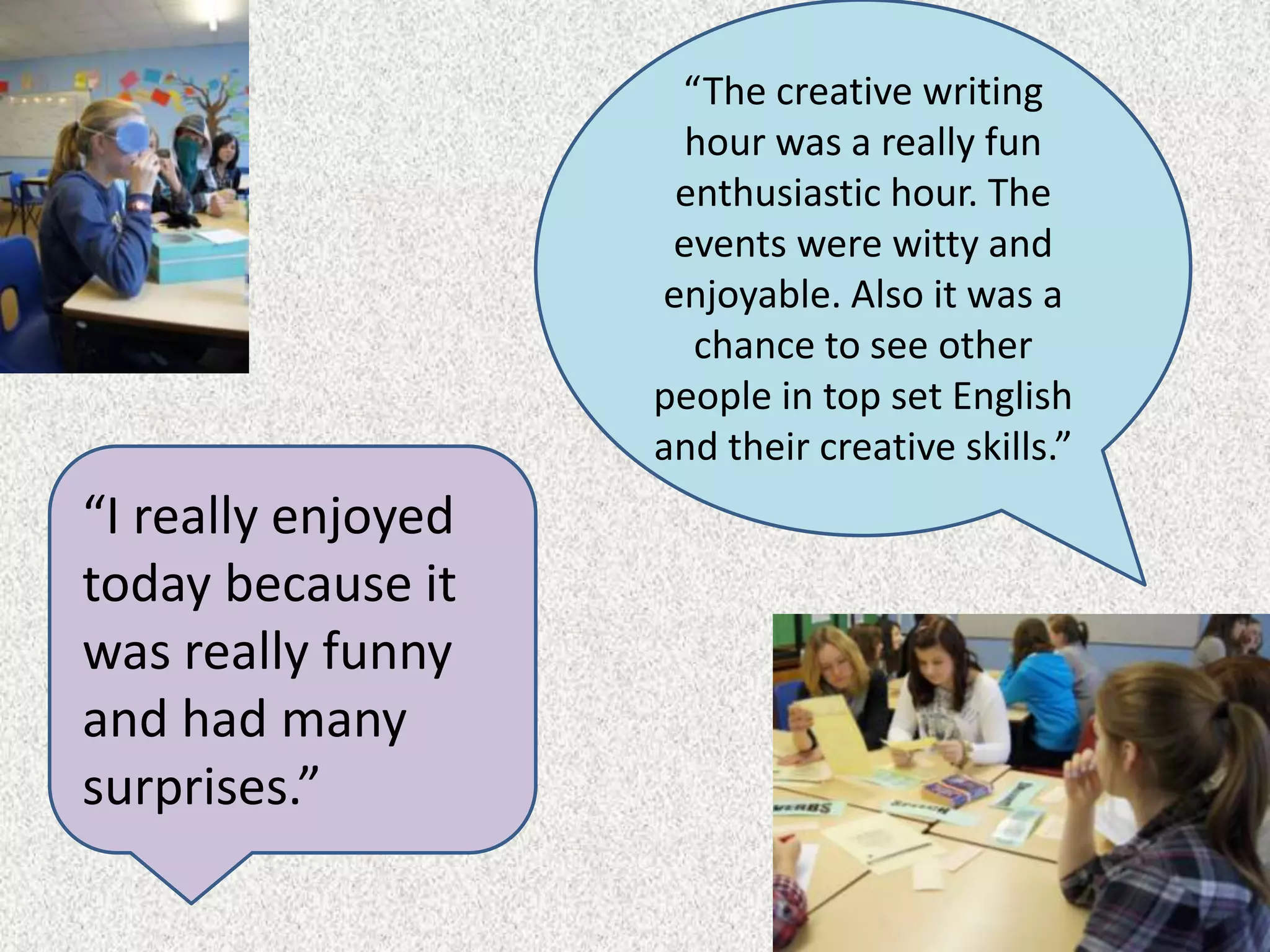 Mini saga comments | PPT