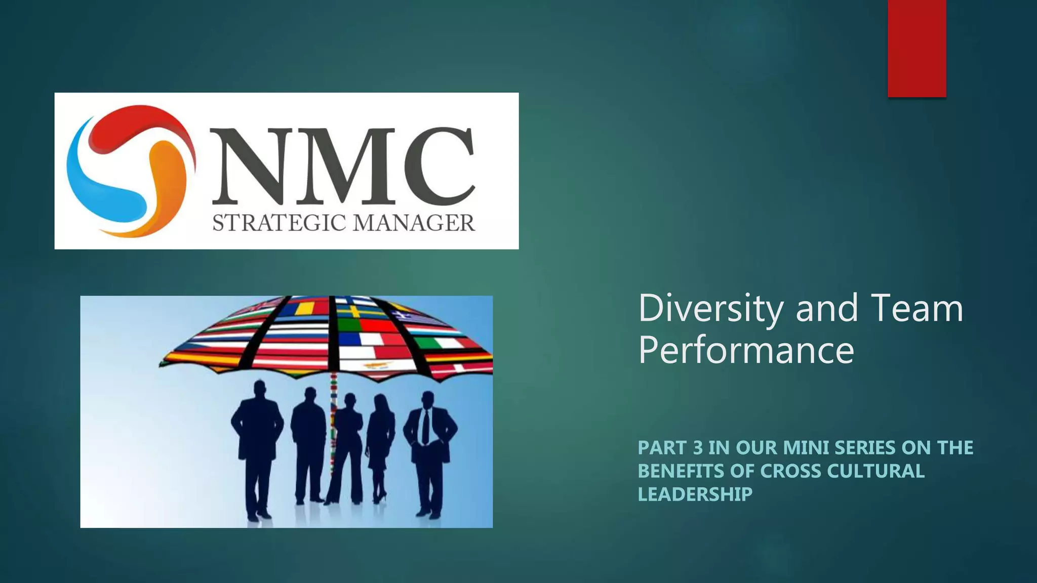 Leading Diverse Teams: Relationship of Diversity and Team Performance ...