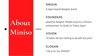 MINISO | PPTX
