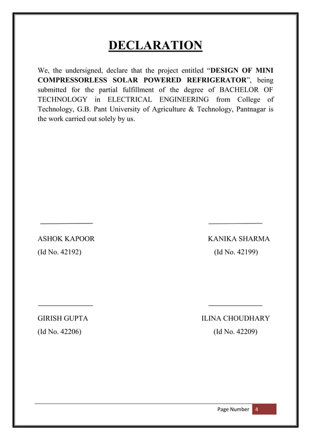 Design of Mini Compressorless Solar Powered Refrigerator | PDF