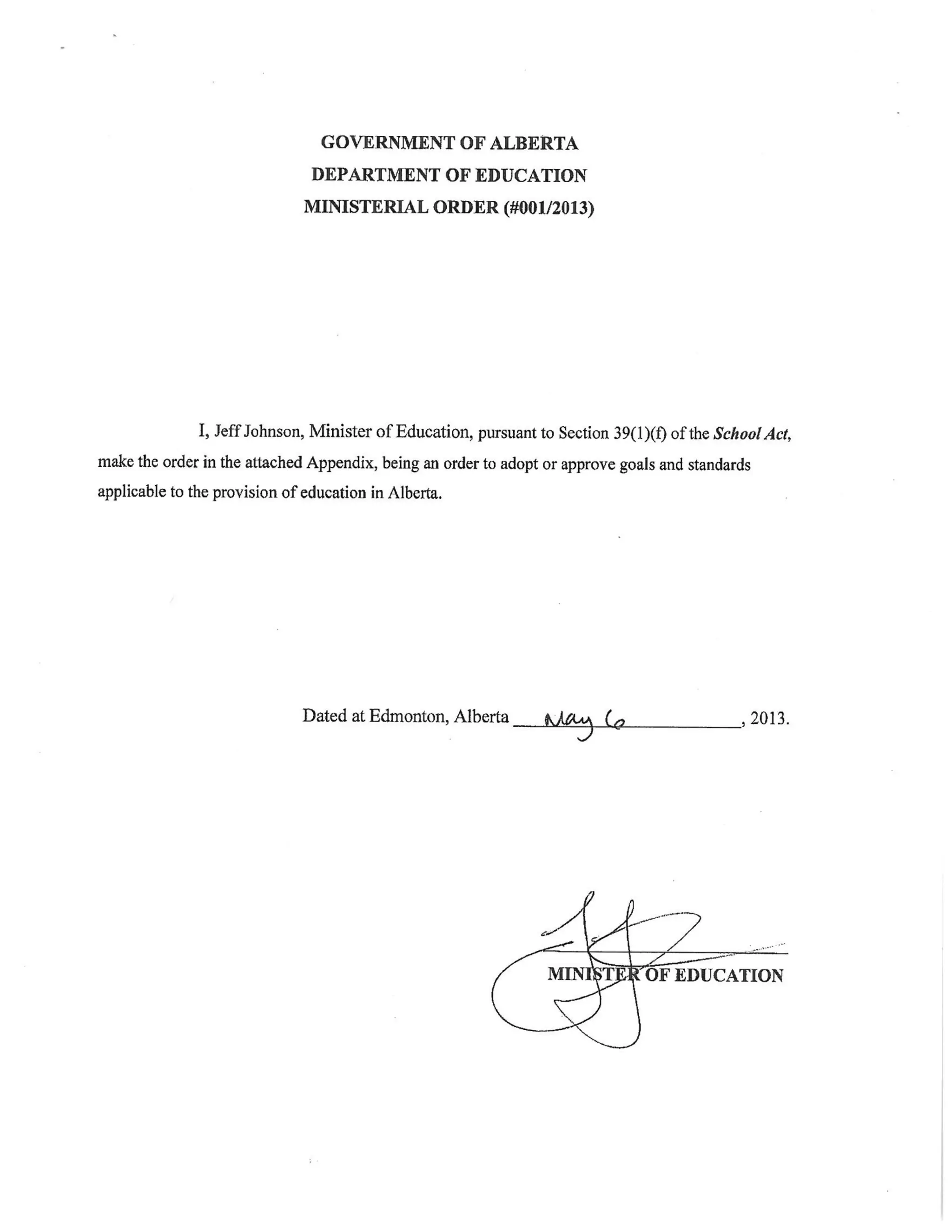 Ministerial order 2 | PDF