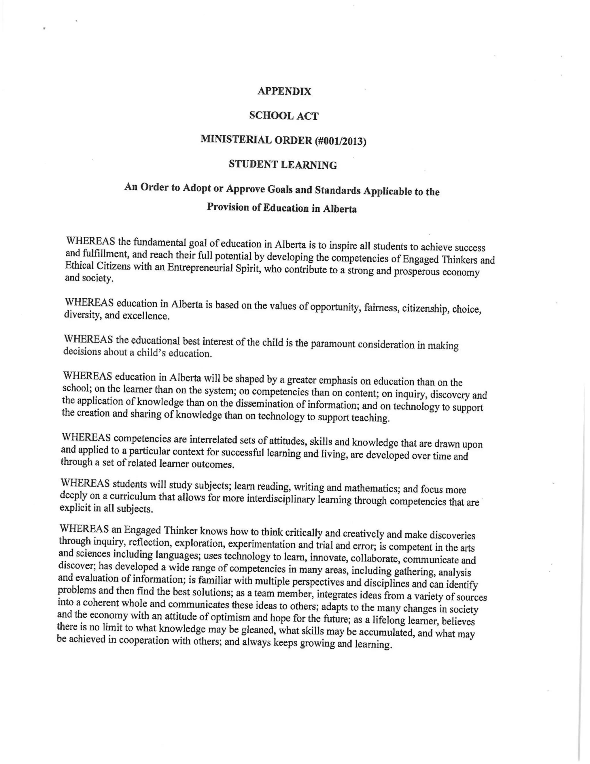 Ministerial order 2 | PDF