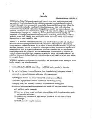 Ministerial order 2 | PDF