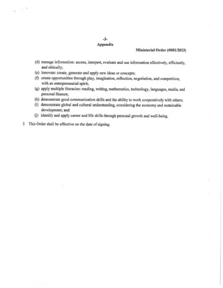 Ministerial order 2 | PDF