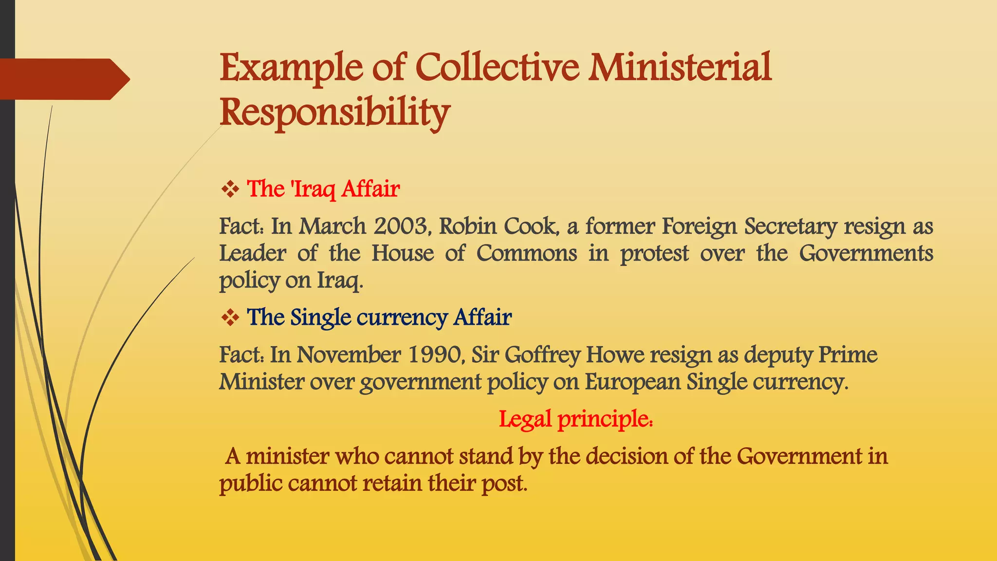 Ministerial responsibility of UK | PPTX