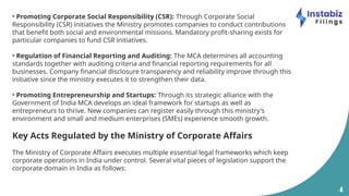 Understanding the Ministry of Corporate Affairs (MCA) | PPTX