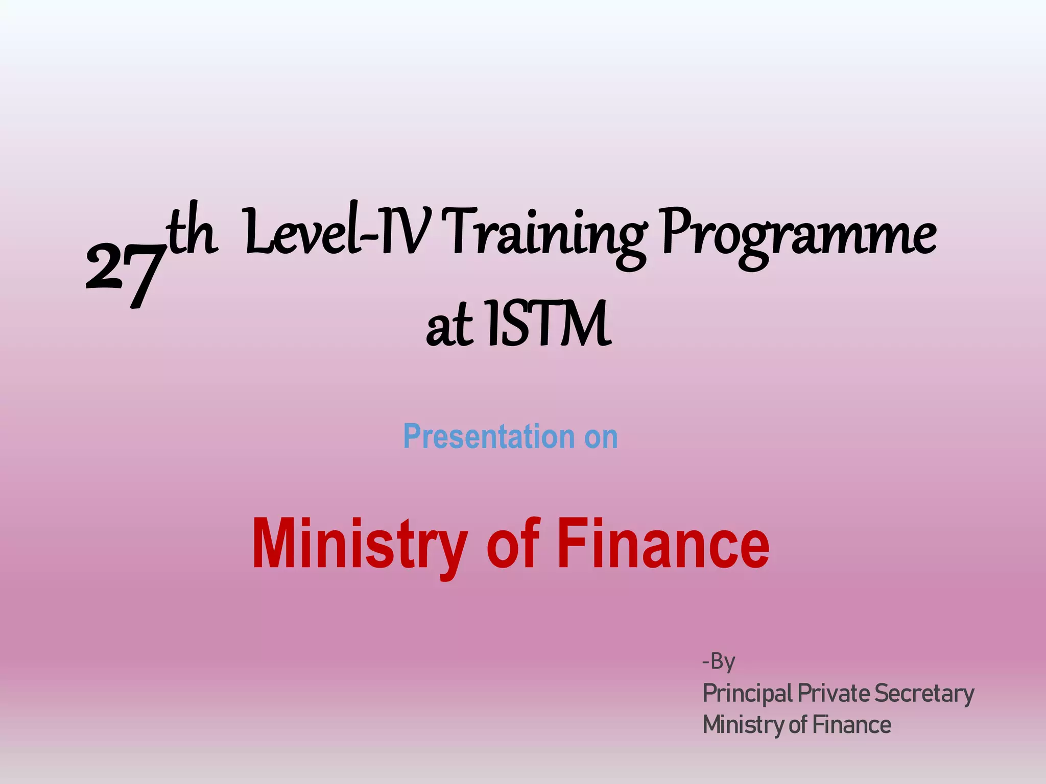 Ministry of finance.ppt