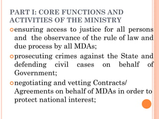 Ministry of justice | PDF