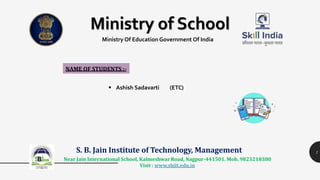 Ministry of School | PPT
