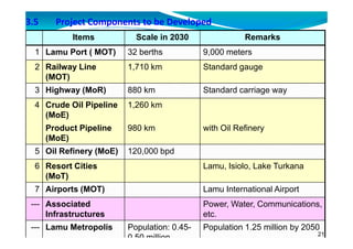 Ministry of transport 2nd transport and economic corridor-lapsset by p ...