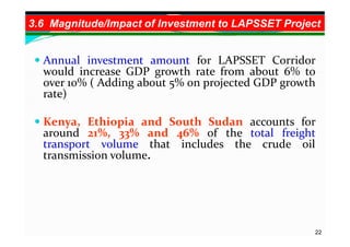 Ministry of transport 2nd transport and economic corridor-lapsset by p ...
