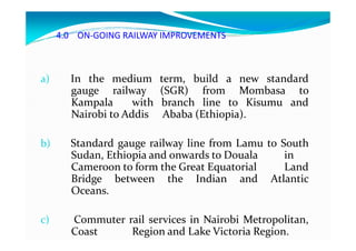 Ministry of transport 2nd transport and economic corridor-lapsset by p ...