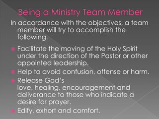 Ministry Team Training | PPTX