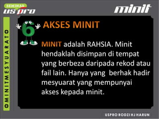 Minit Mesyuarat | PPT