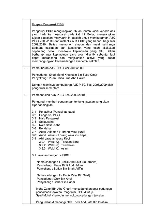 Minit mesyuarat-pembubaran-dan-perlantikan-ahli-jawatankuasa-persatuan-ibu-bapa-dan-guru | DOC