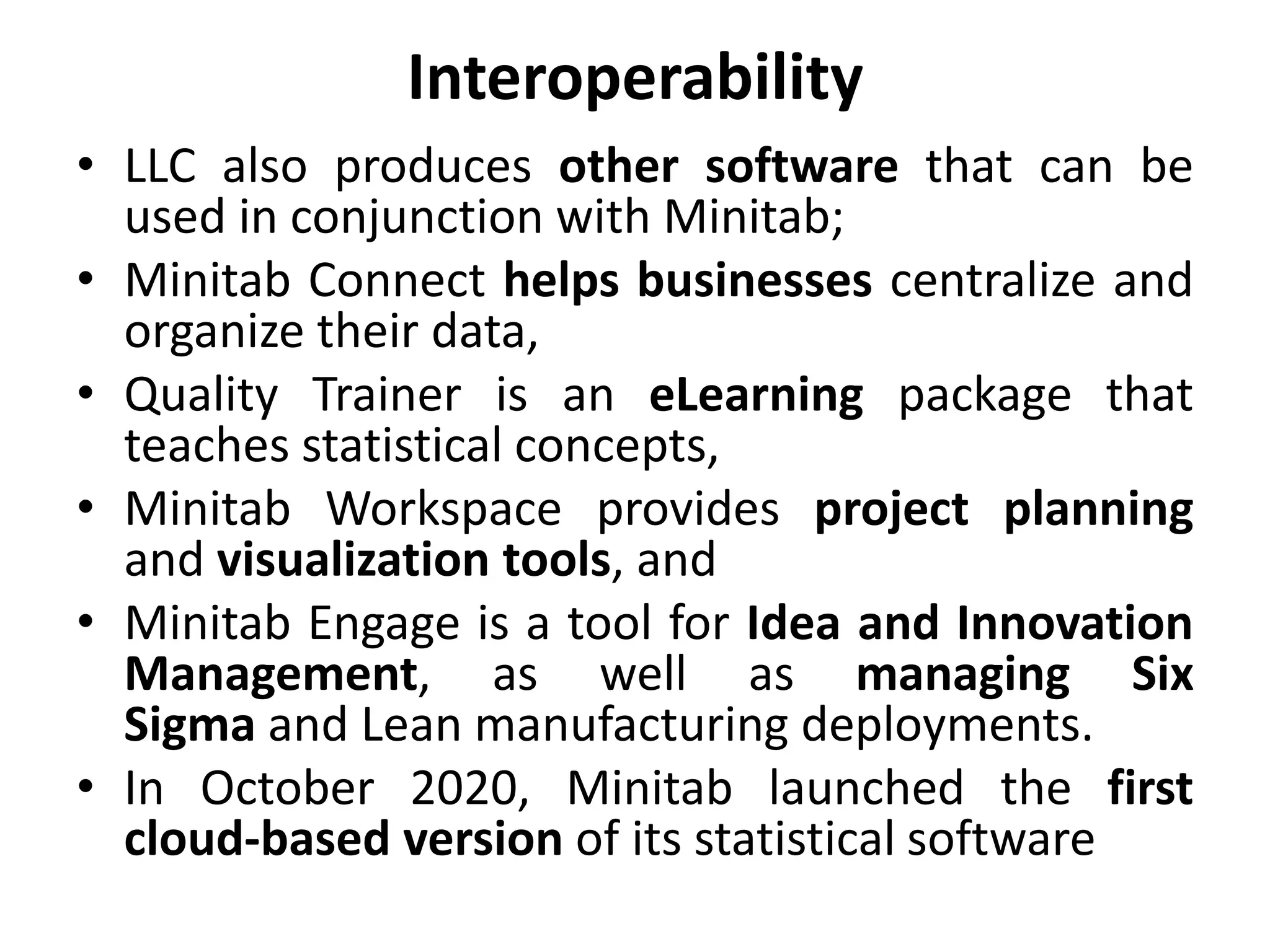 Minitab- A statistical tool | PPTX