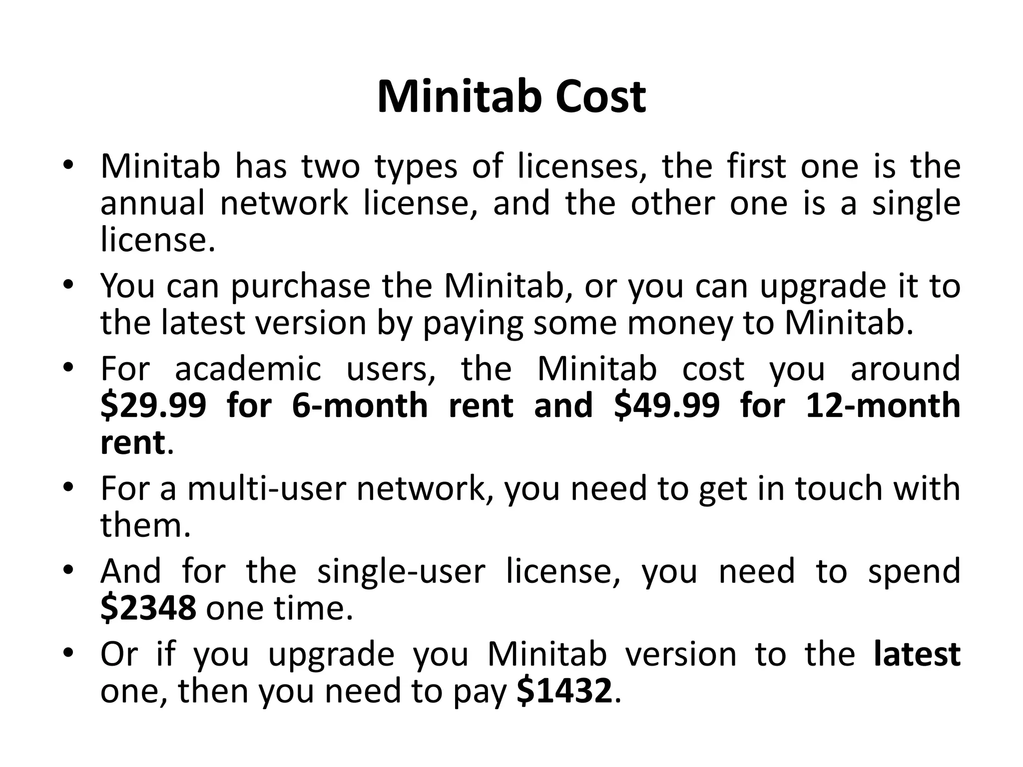 Minitab- A statistical tool | PPTX