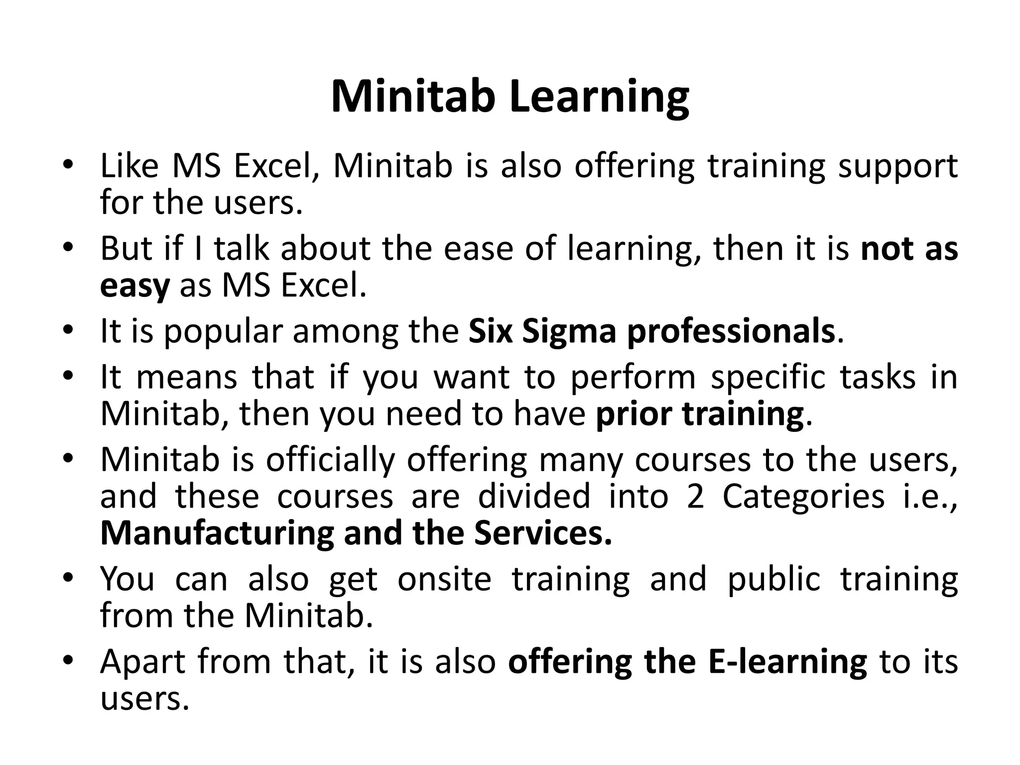 Minitab- A statistical tool | PPTX