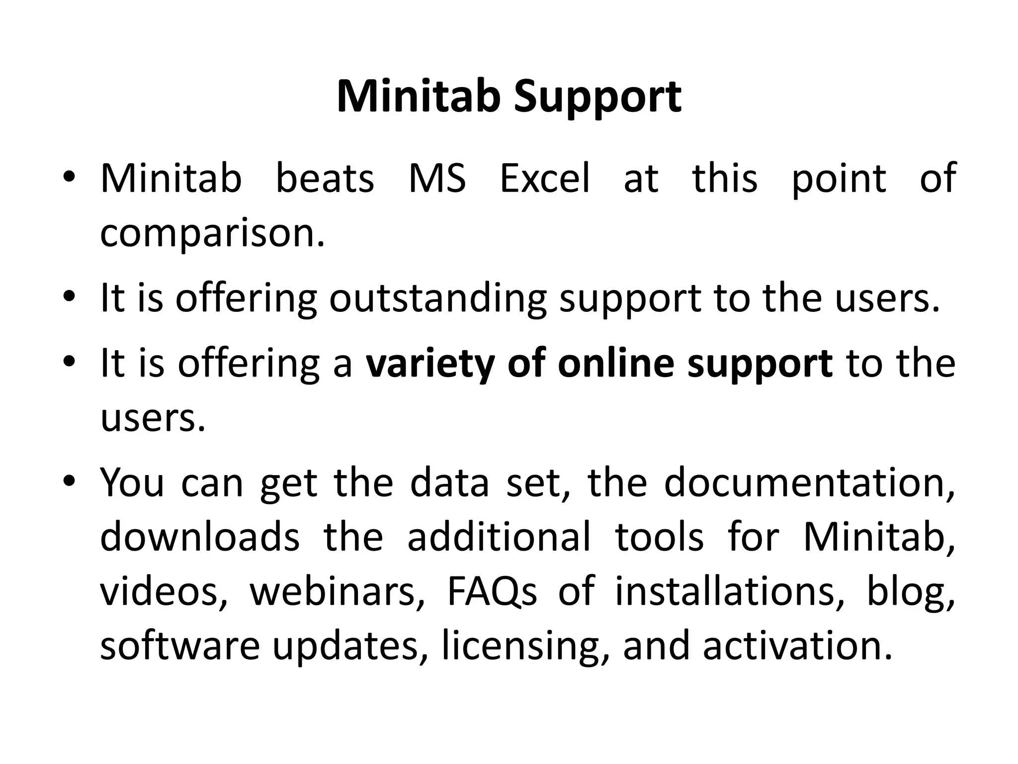 Minitab- A statistical tool | PPTX