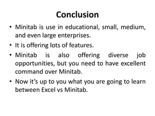 Minitab- A statistical tool | PPTX
