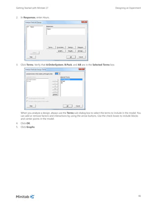 Minitab - getting started | PDF