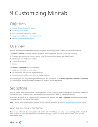 Minitab - getting started | PDF