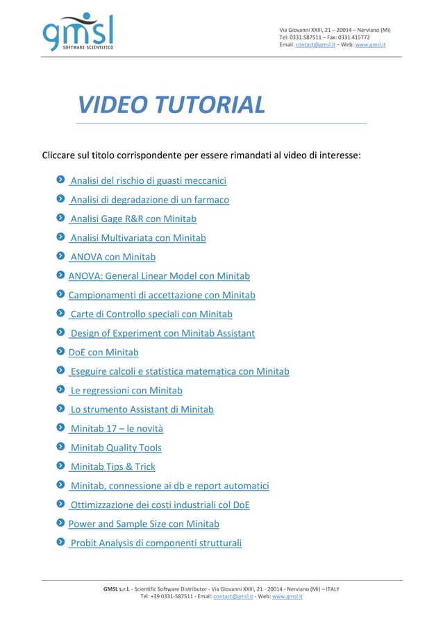 Minitab - video tutorial | PDF | Computer Software and Applications | Computing