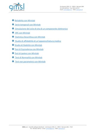 Minitab - video tutorial | PDF