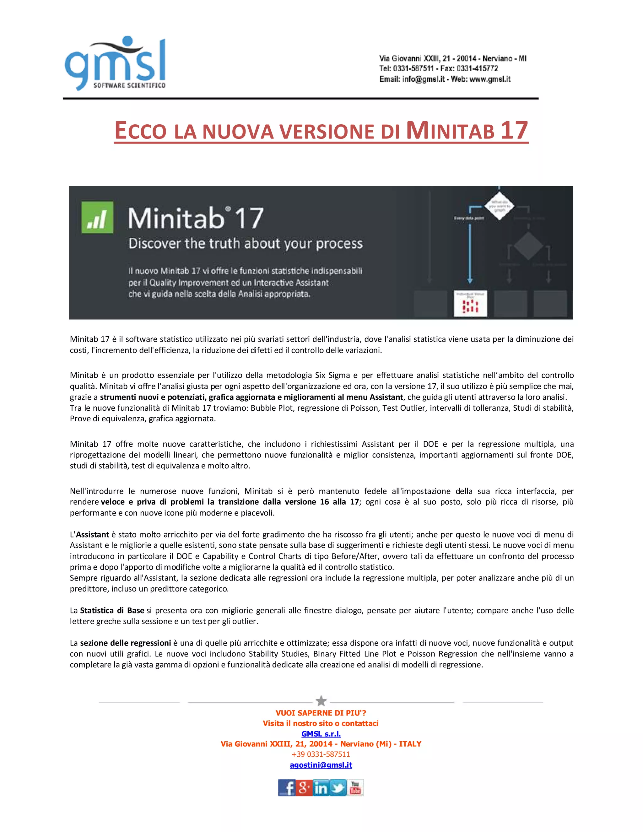 Minitab 17 | PDF