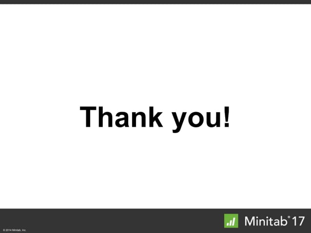 Minitab 17 新功能 | PPTX