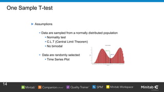Minitab Preview Training: Introduction to t-Tests for Manufacturing | PDF