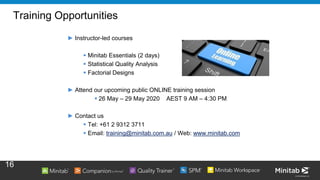 Minitab Preview Training: Introduction to t-Tests for Manufacturing | PDF