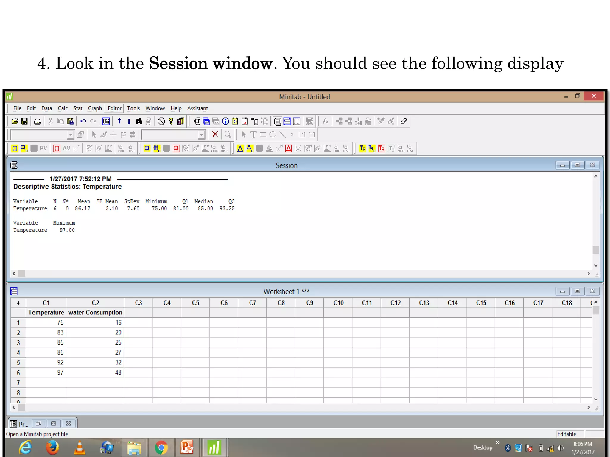 Minitab Seminar1.pptx | Computing | Technology & Computing
