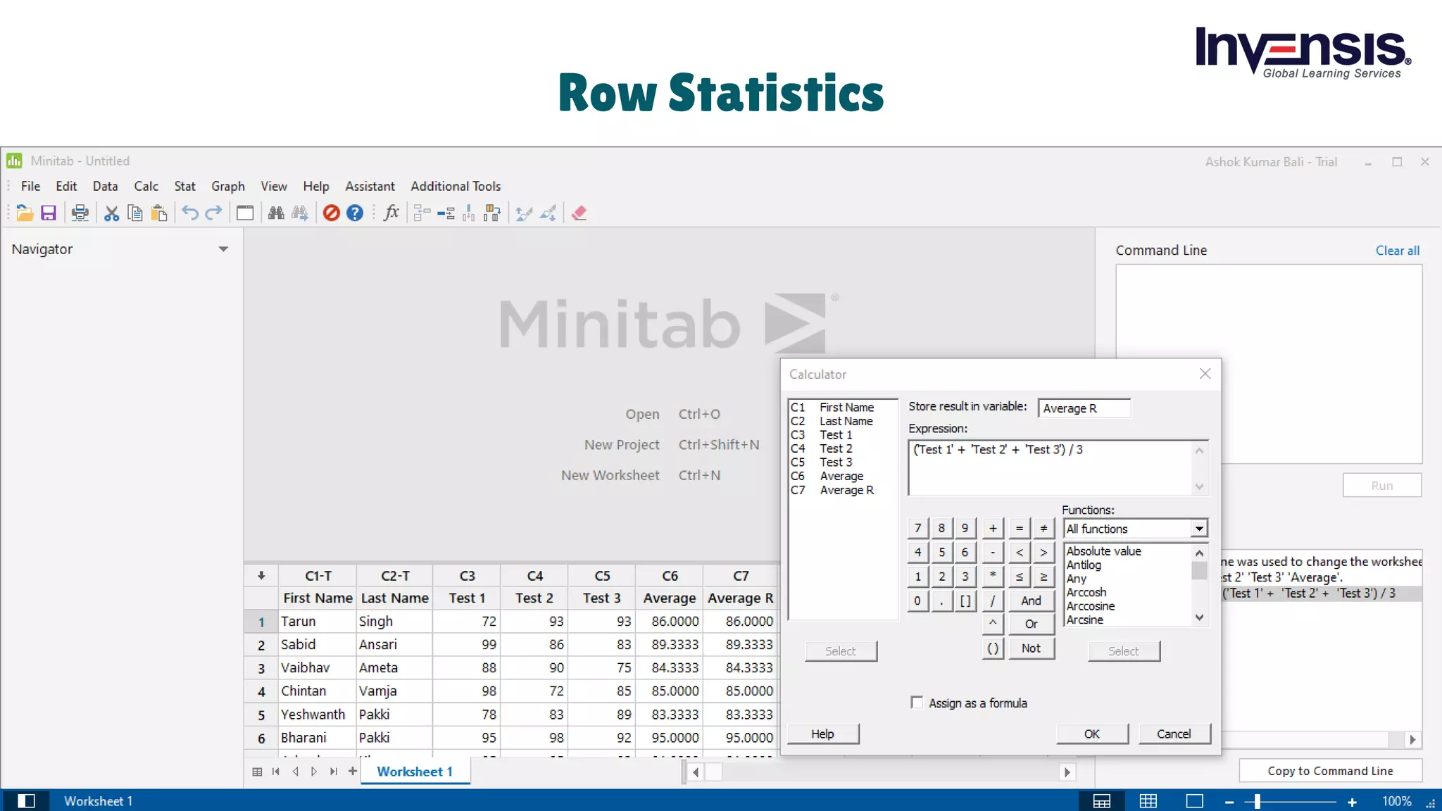 Minitab Tutorial for Beginners | What is Minitab? | Minitab Training ...