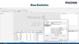 Minitab Tutorial for Beginners | What is Minitab? | Minitab Training ...