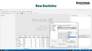 Minitab Tutorial for Beginners | What is Minitab? | Minitab Training ...
