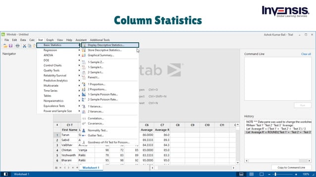 Minitab Tutorial for Beginners | What is Minitab? | Minitab Training ...