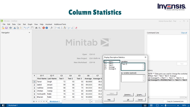 Minitab Tutorial for Beginners | What is Minitab? | Minitab Training ...