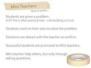 Mini teachers | PPTX