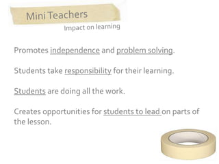 Mini teachers | PPTX