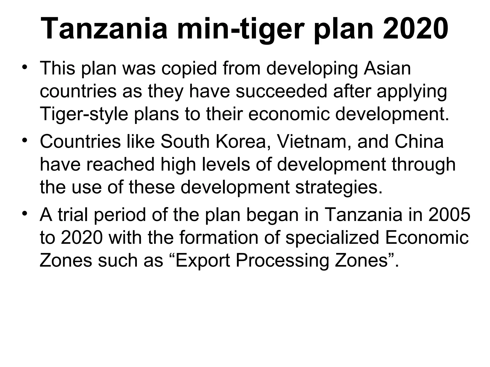 Mangasini_Mini tiger plan 2020 | PPT