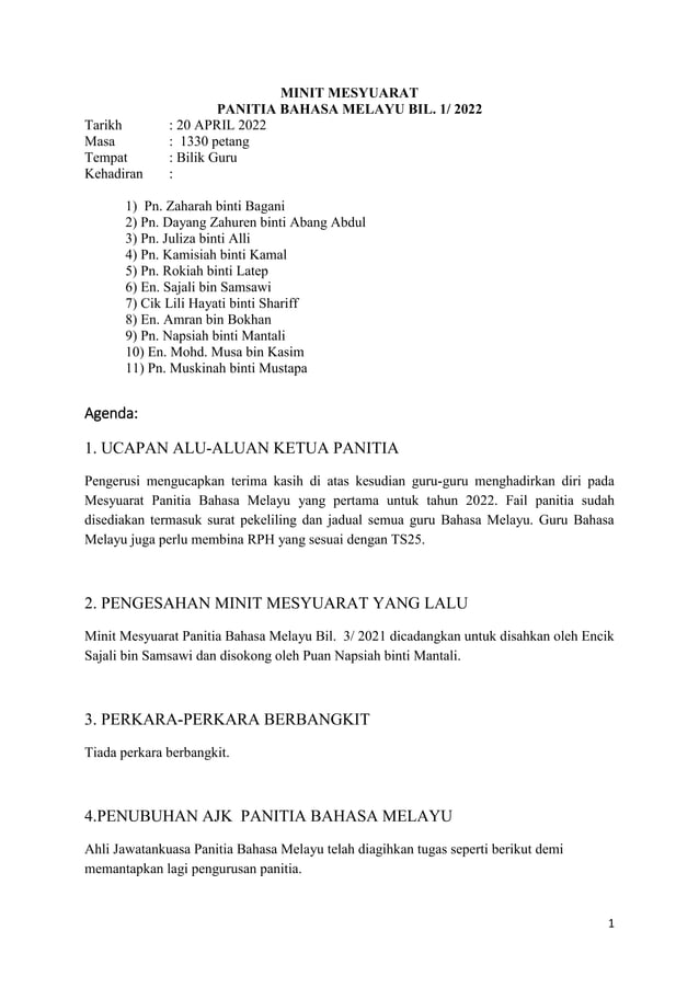 Minit Mesyuarat Panitia BM 1.docx