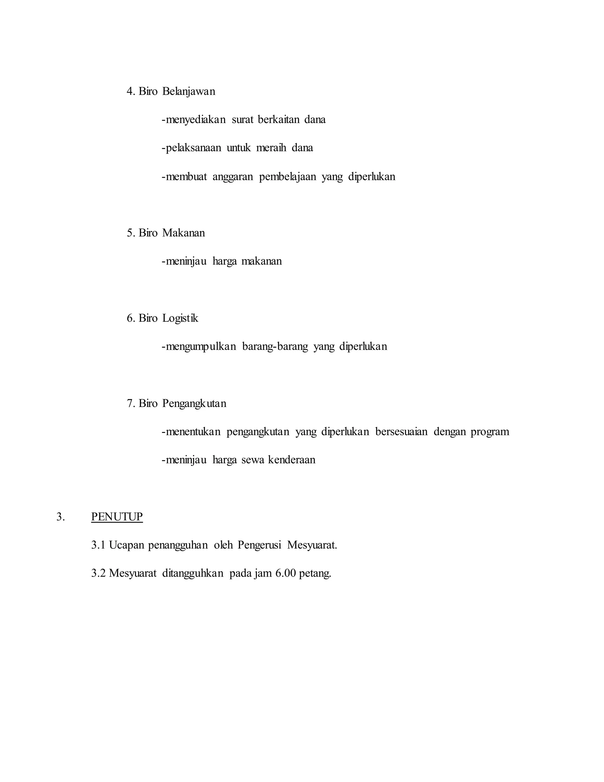 Minit mesyuarat perjumpaan kelas ukm 4 | DOCX