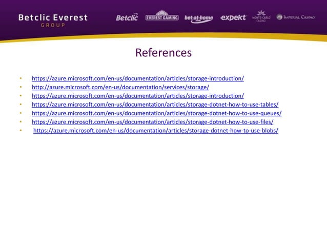Mini training - Introduction to Microsoft Azure Storage | PPT