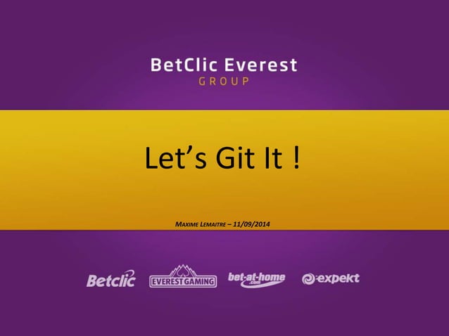 Mini-training: Let’s Git It! | PPT